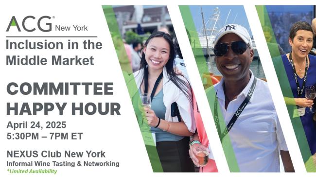 2025 ACG NY Inclusion Committee Happy Hour | ACG New York